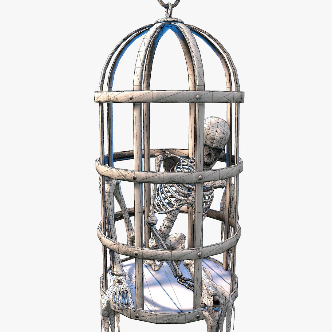 3D Cage Skeleton - TurboSquid 1331085