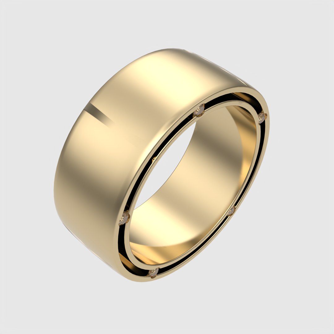Modern Statement Band Ring JDBCo 3D Model - TurboSquid 2343985