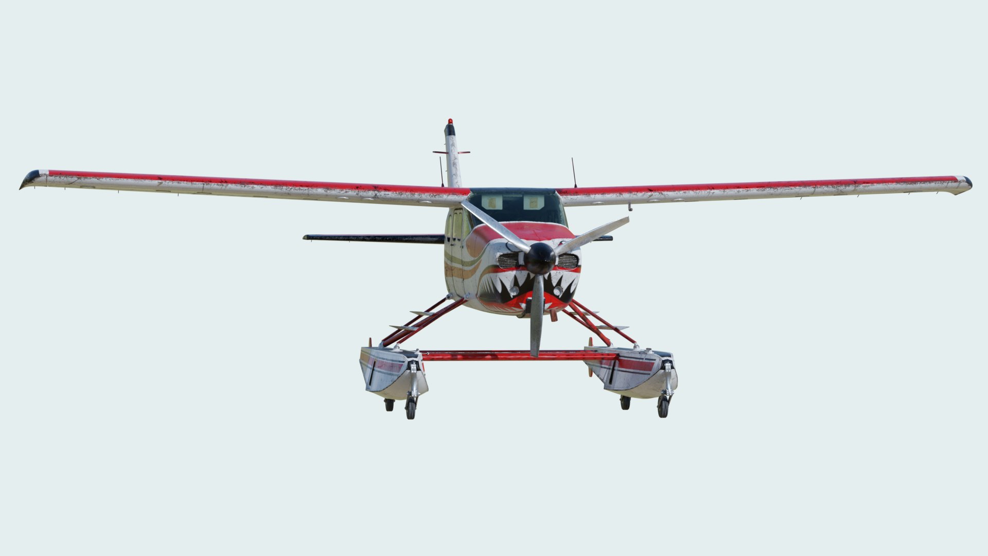 Old Cessna 210 Seaplane 3D - TurboSquid 2146223