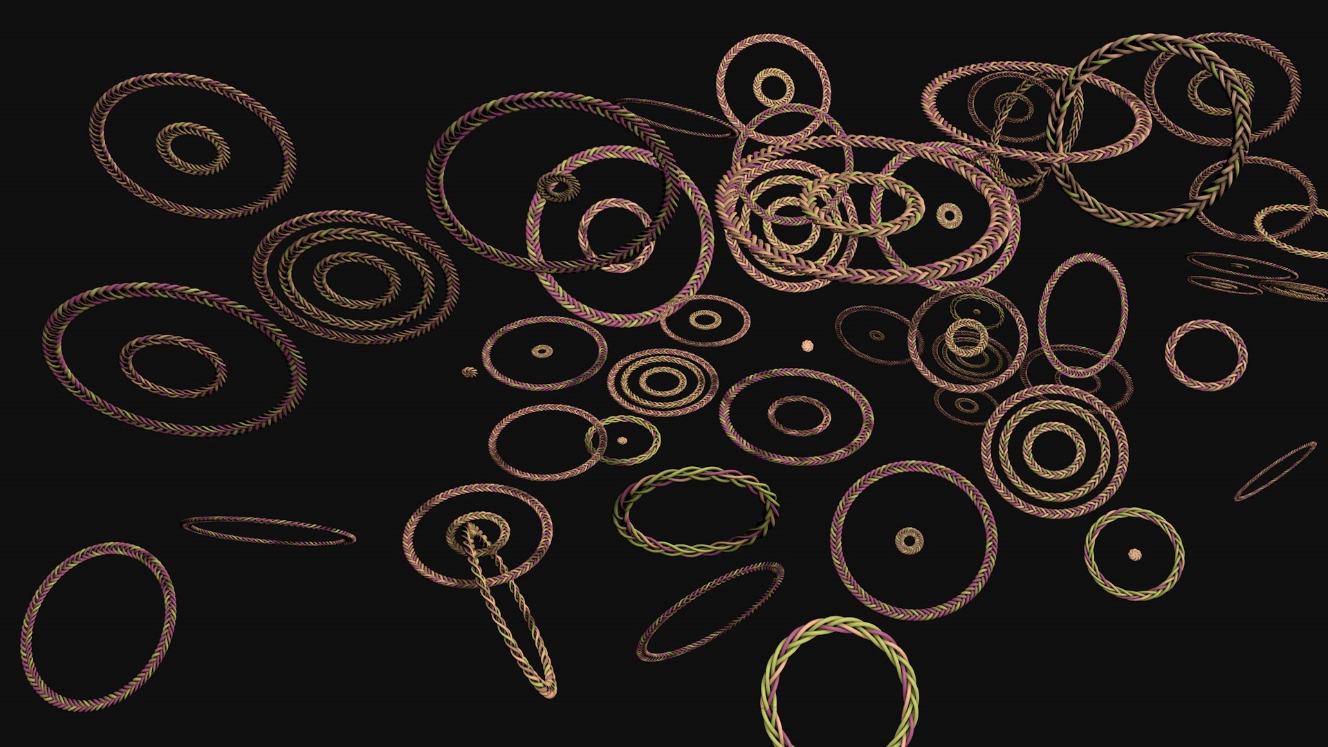 Round Braid Rope Patterns 3d Model Turbosquid 2315847