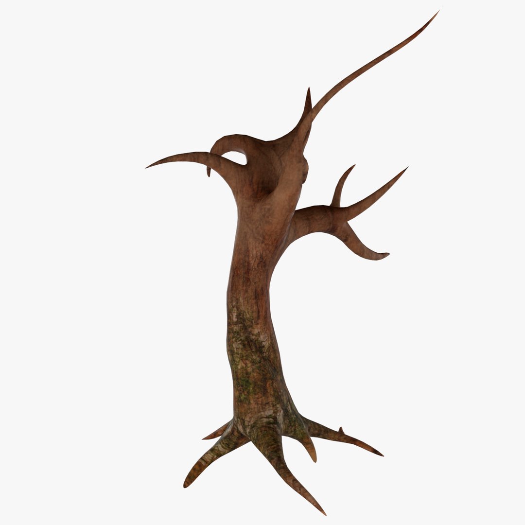 3d Dry Tree Model