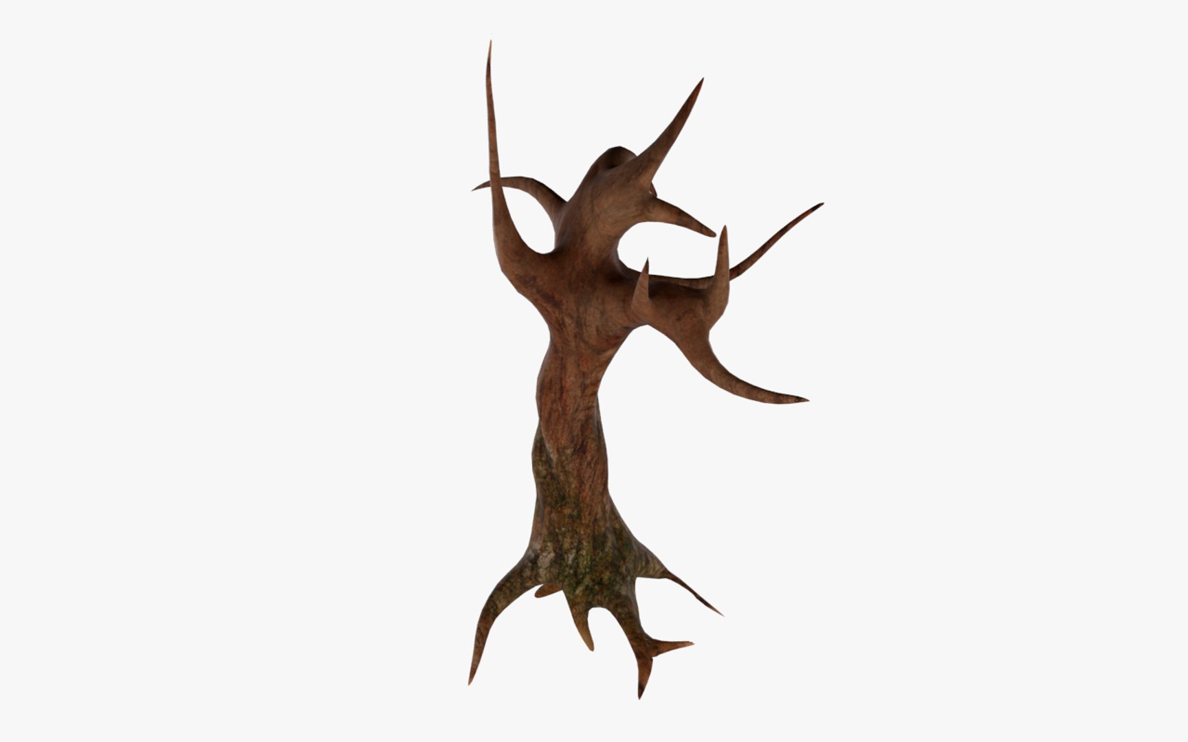 3d Dry Tree Model