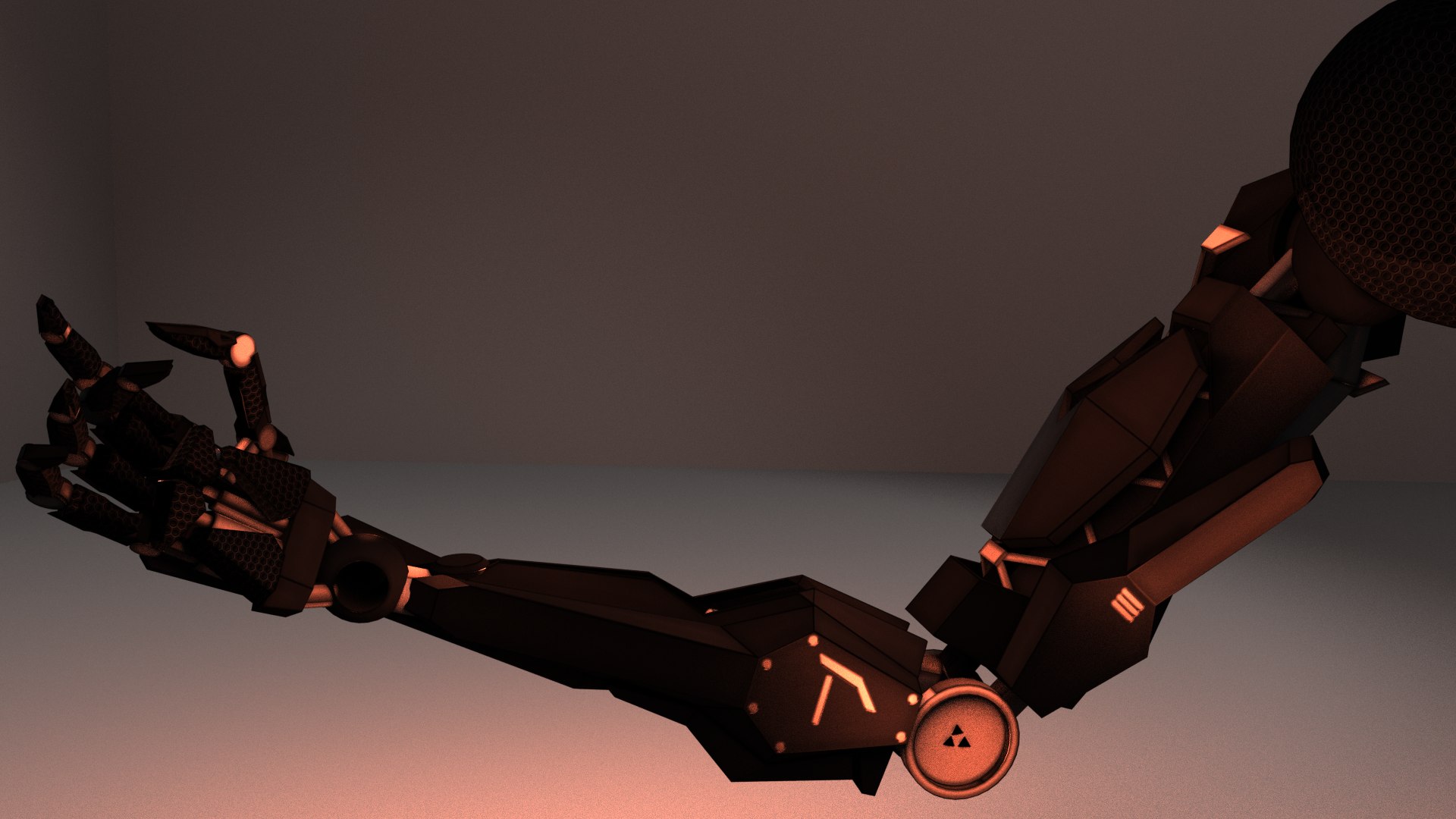 Cybernetic Arm Augmentation 3D Model - TurboSquid 1602685