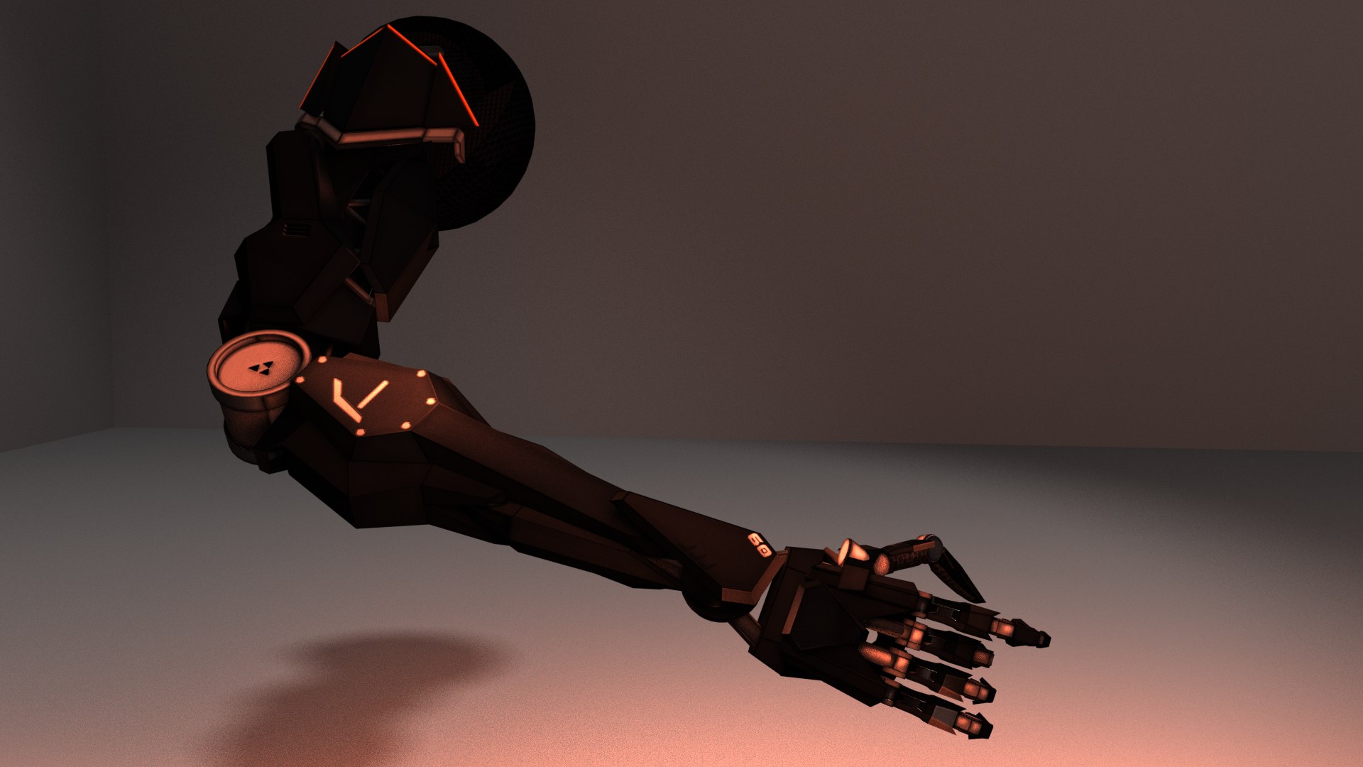 Cybernetic Arm Augmentation 3D Model - TurboSquid 1602685