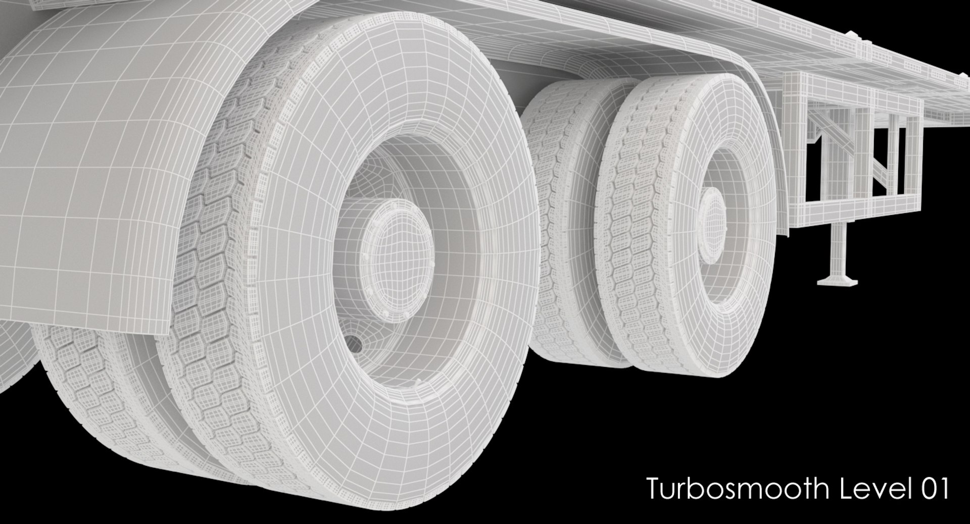 40ft Trailer Platform 3D Model - TurboSquid 1383888