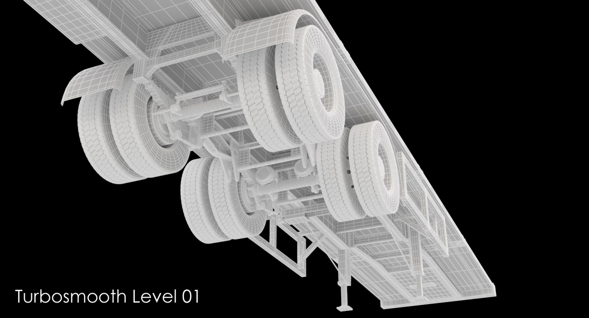40ft Trailer Platform 3D Model - TurboSquid 1383888