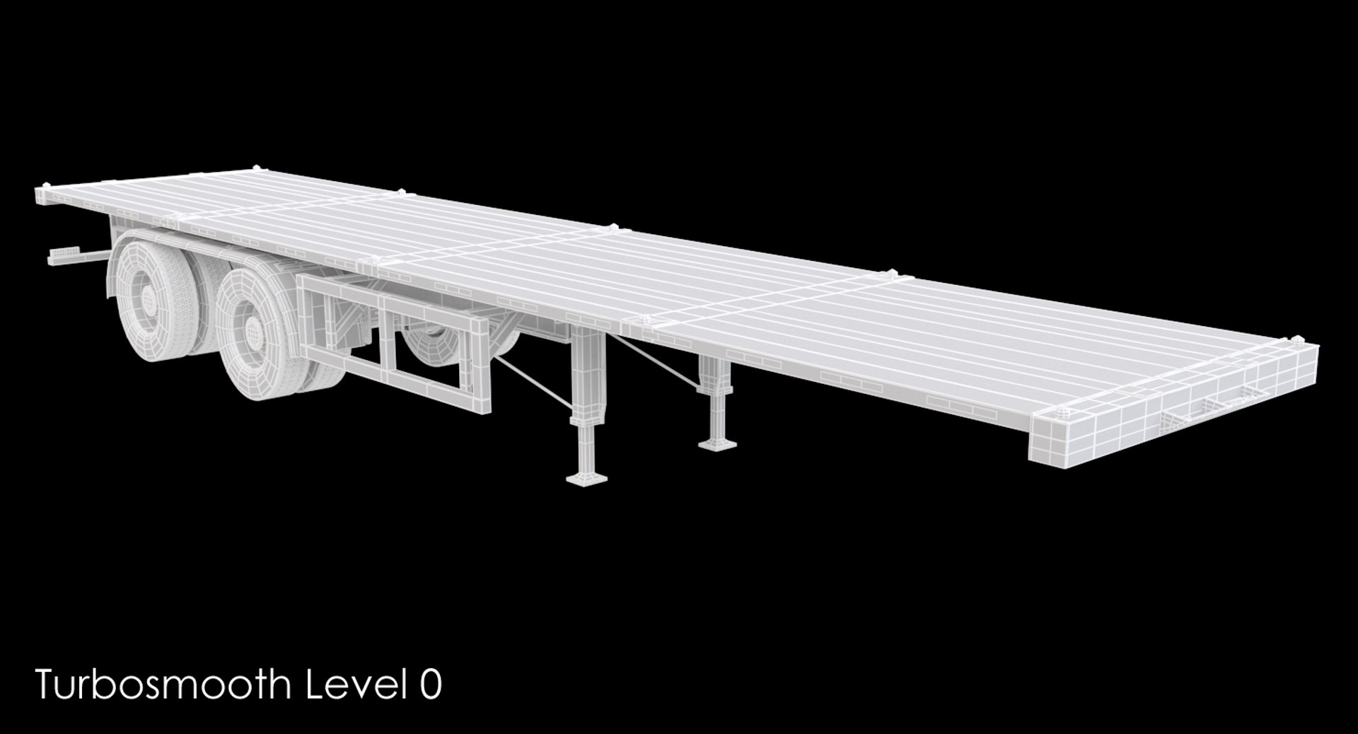 40ft Trailer Platform 3D Model - TurboSquid 1383888