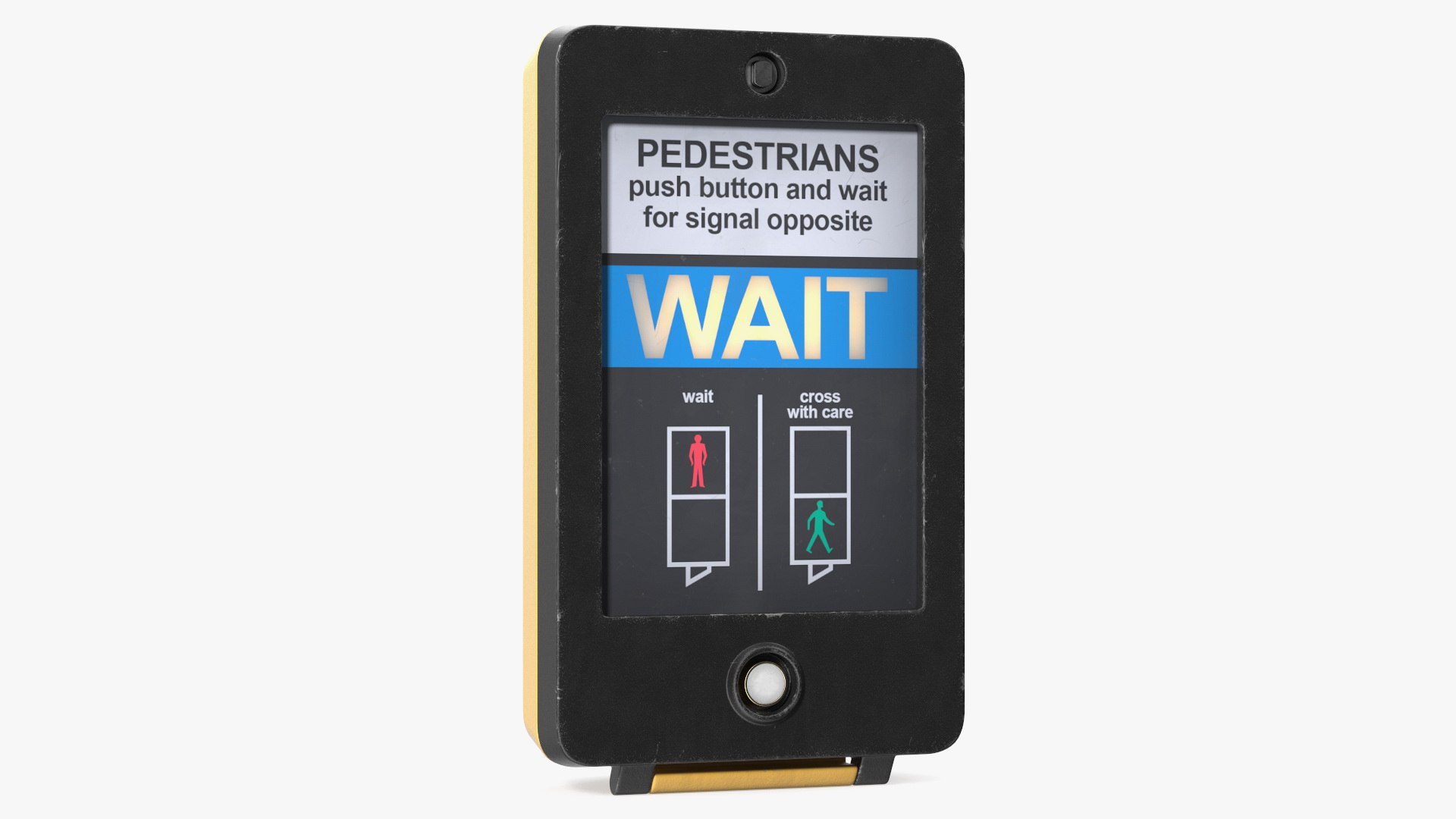 3D London Pedestrian Crosswalk Button On - TurboSquid 2042311