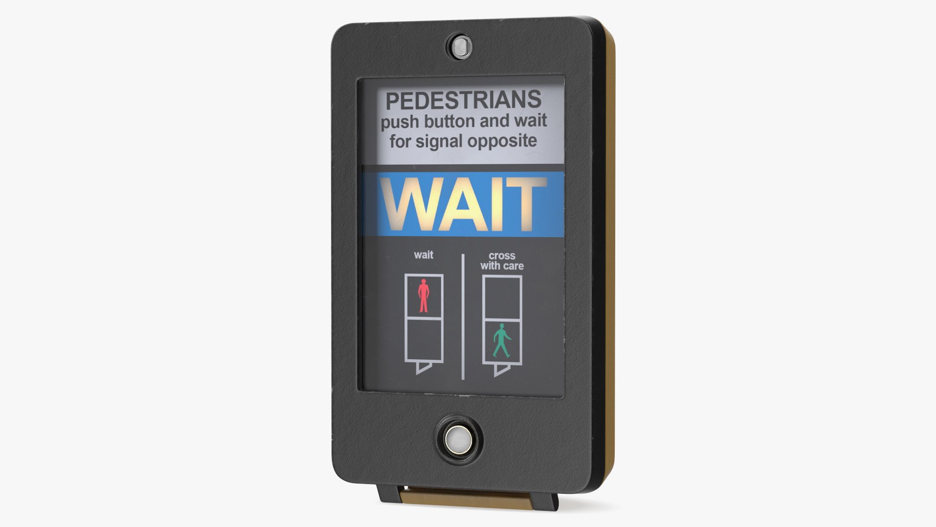 3D London pedestrian crosswalk button On - TurboSquid 2042311