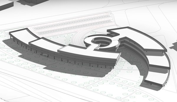 Edificio Comercial Revit 3D Modelos para Descargar | TurboSquid