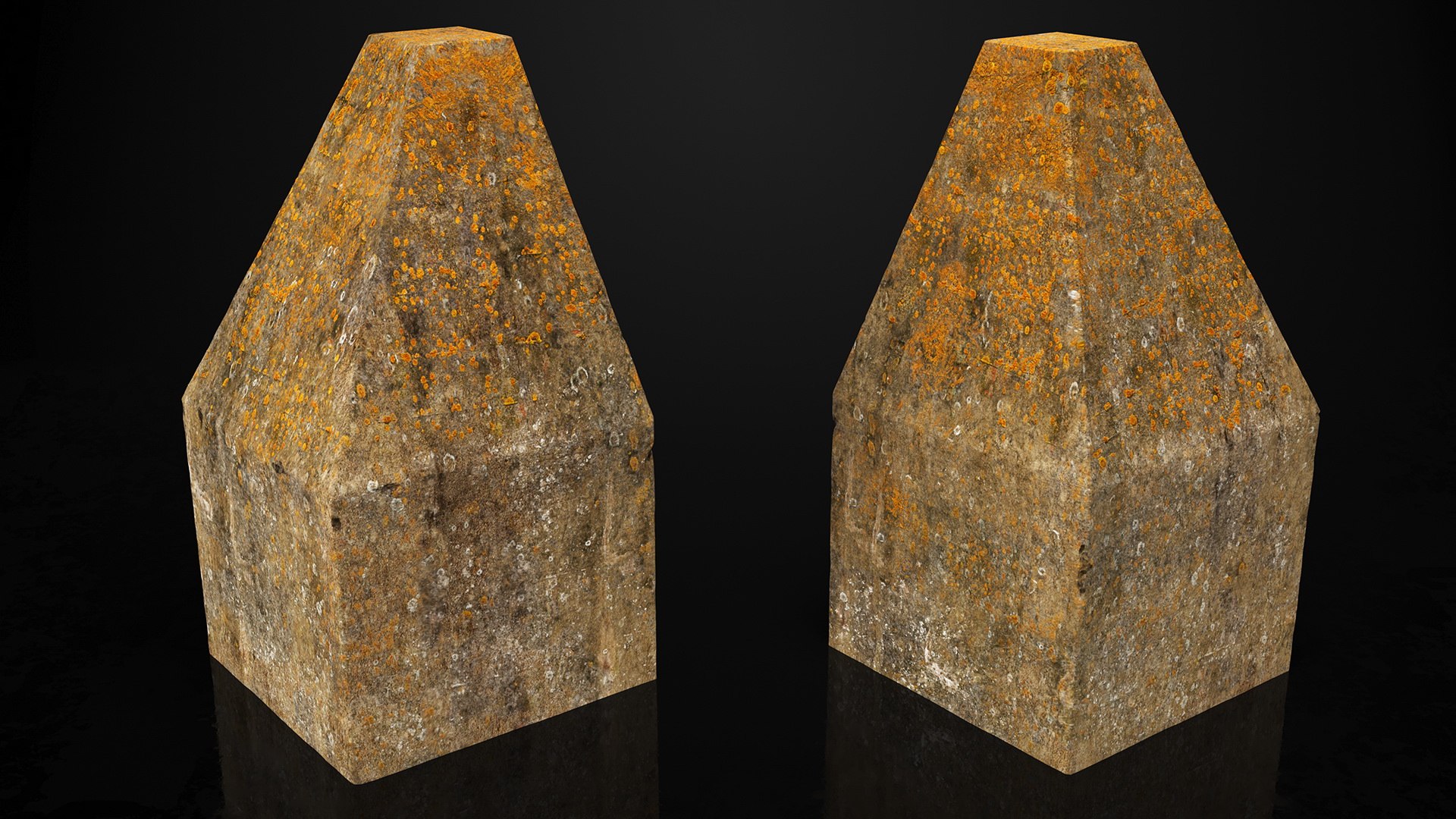 3D Concrete Dragon Teeth Tank Model - TurboSquid 1606755