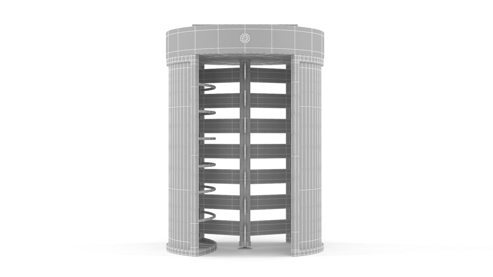 3D Turnstile Gate Model - TurboSquid 2226795