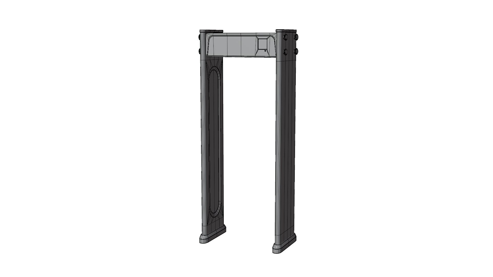 Metal Detector Gate Model - TurboSquid 2263835