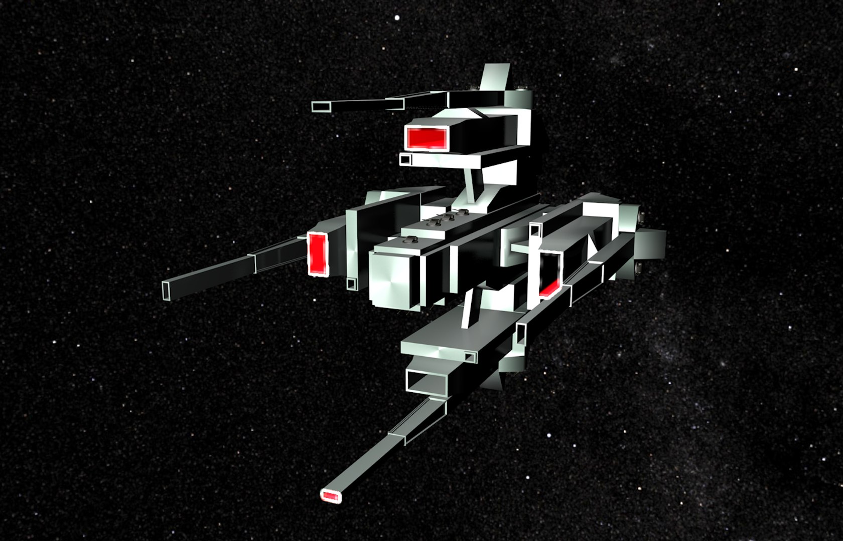 Capitalship Spacecraft 3d Model