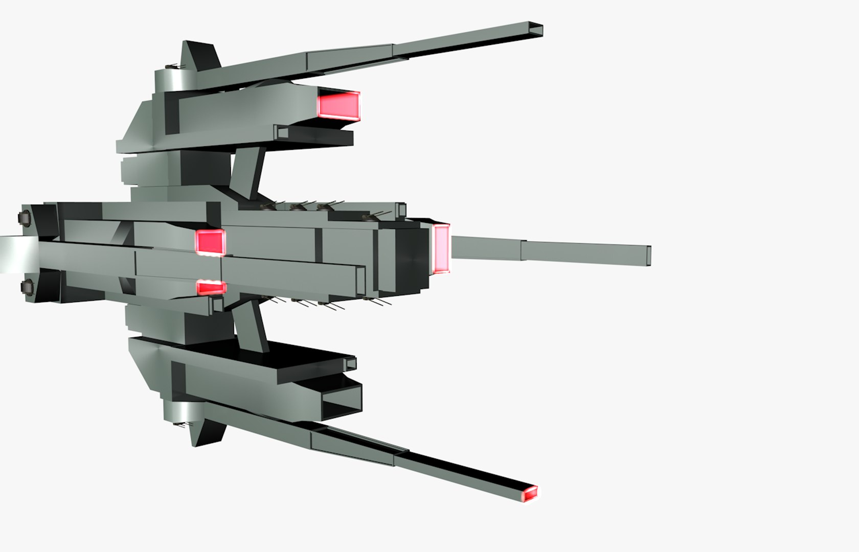 Capitalship Spacecraft 3d Model