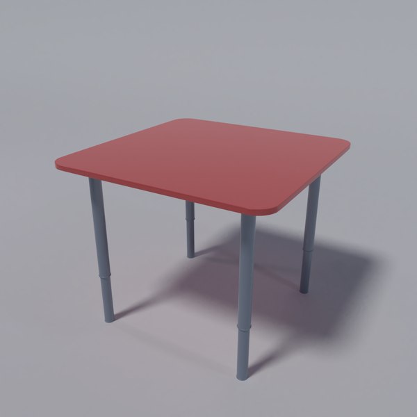 Desk table 3D model - TurboSquid 1233574