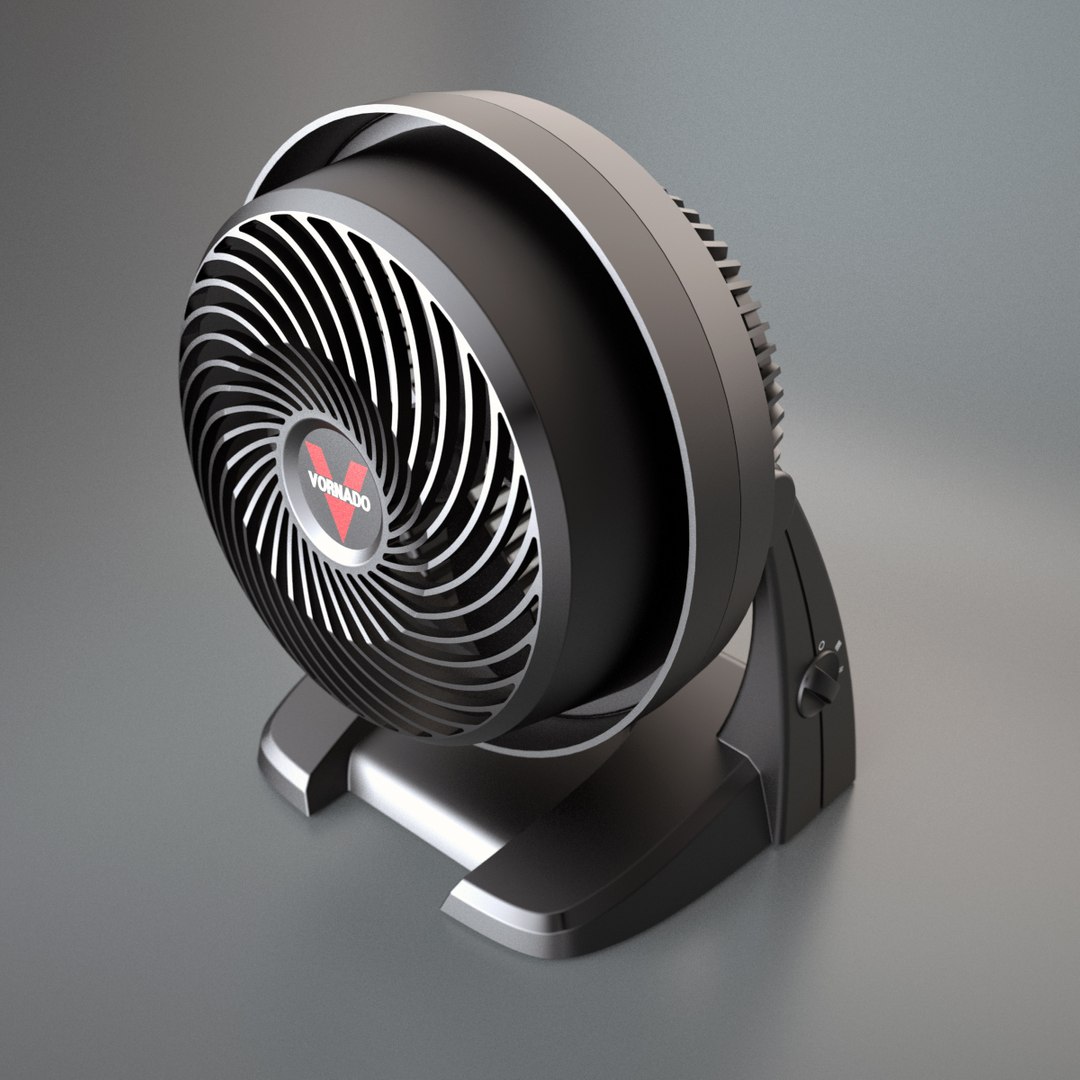 Photoreal Air Circulator Vornado 3d Model