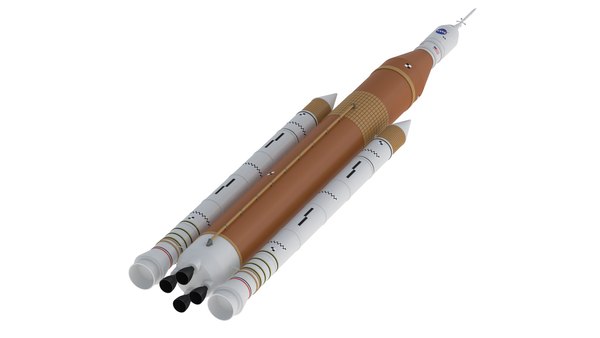 3D sls block rocket - TurboSquid 1575341