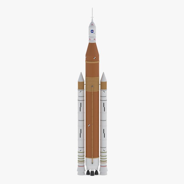 3D sls block rocket - TurboSquid 1575341
