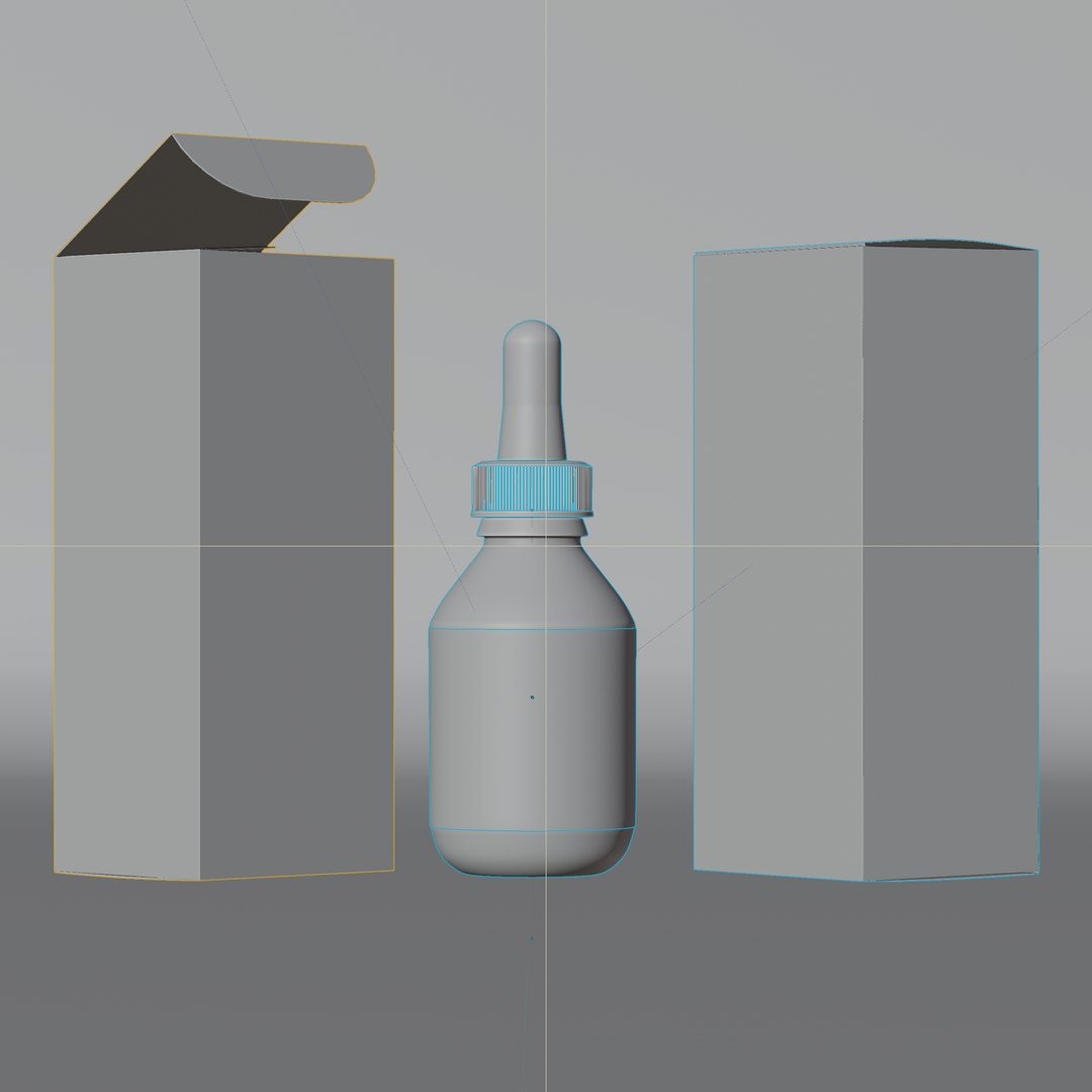 3D Dropper Bottle Mockup 20 - TurboSquid 2286634