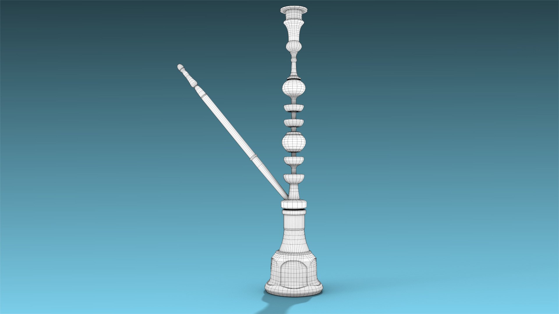 Low-poly Hookah 3D - TurboSquid 1634045