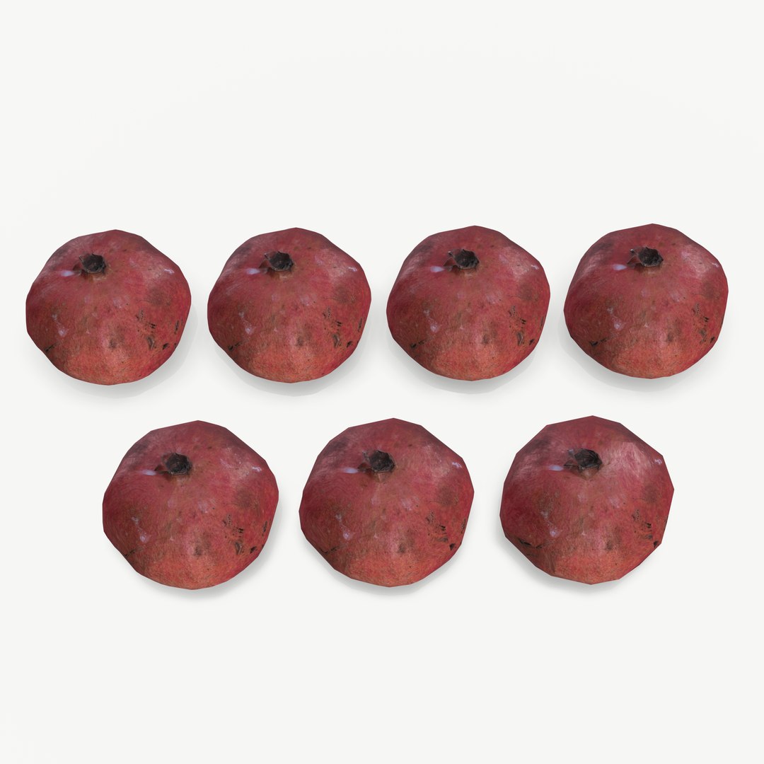 3D Model High Quality Scan Pomegranate - 2 - TurboSquid 2191191
