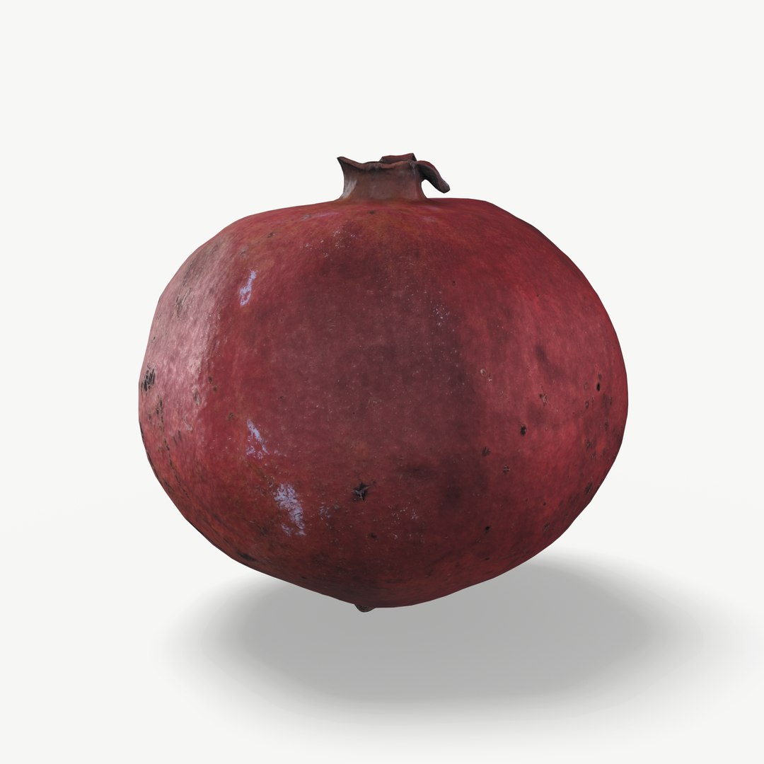3D Model High Quality Scan Pomegranate - 2 - TurboSquid 2191191