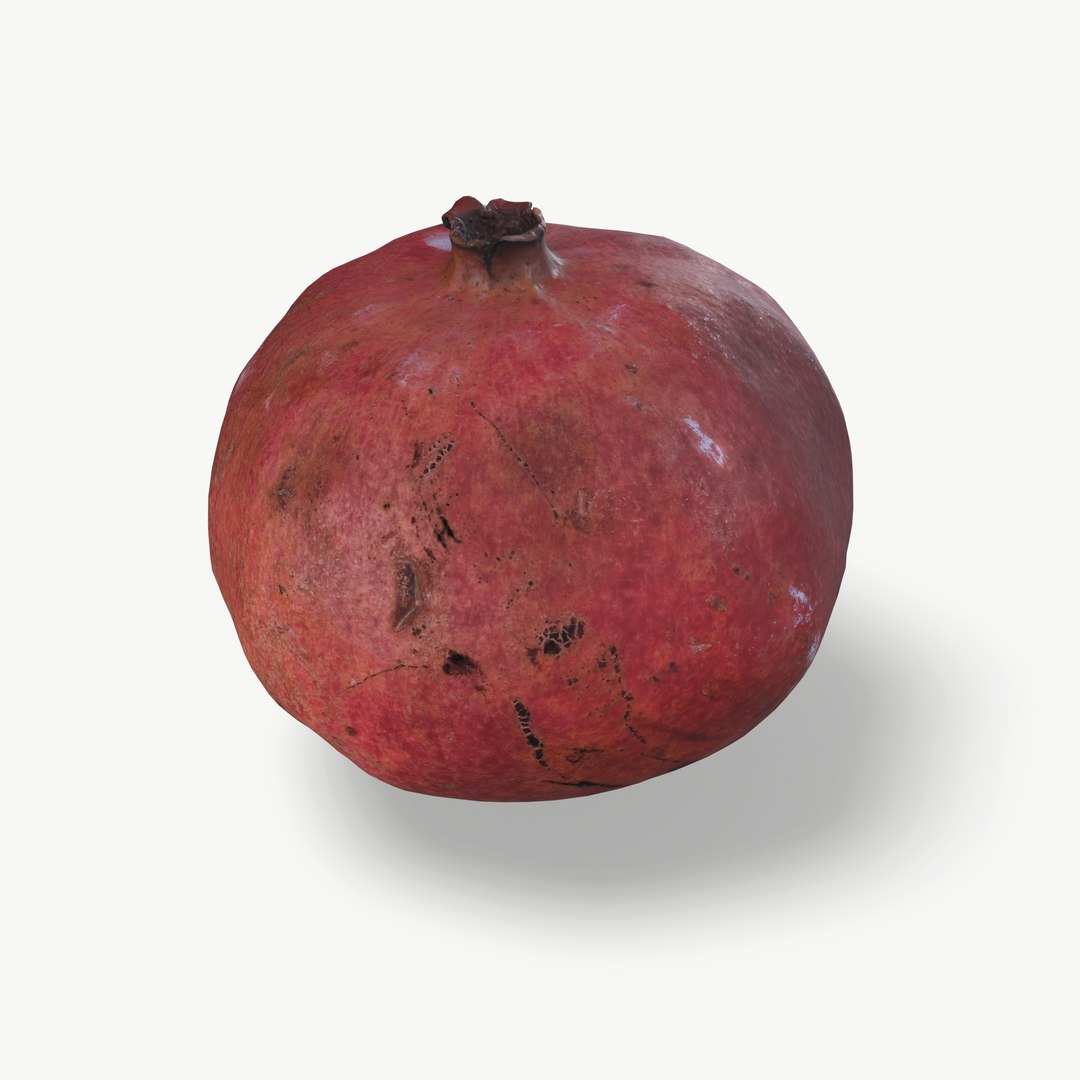 3D Model High Quality Scan Pomegranate - 2 - TurboSquid 2191191