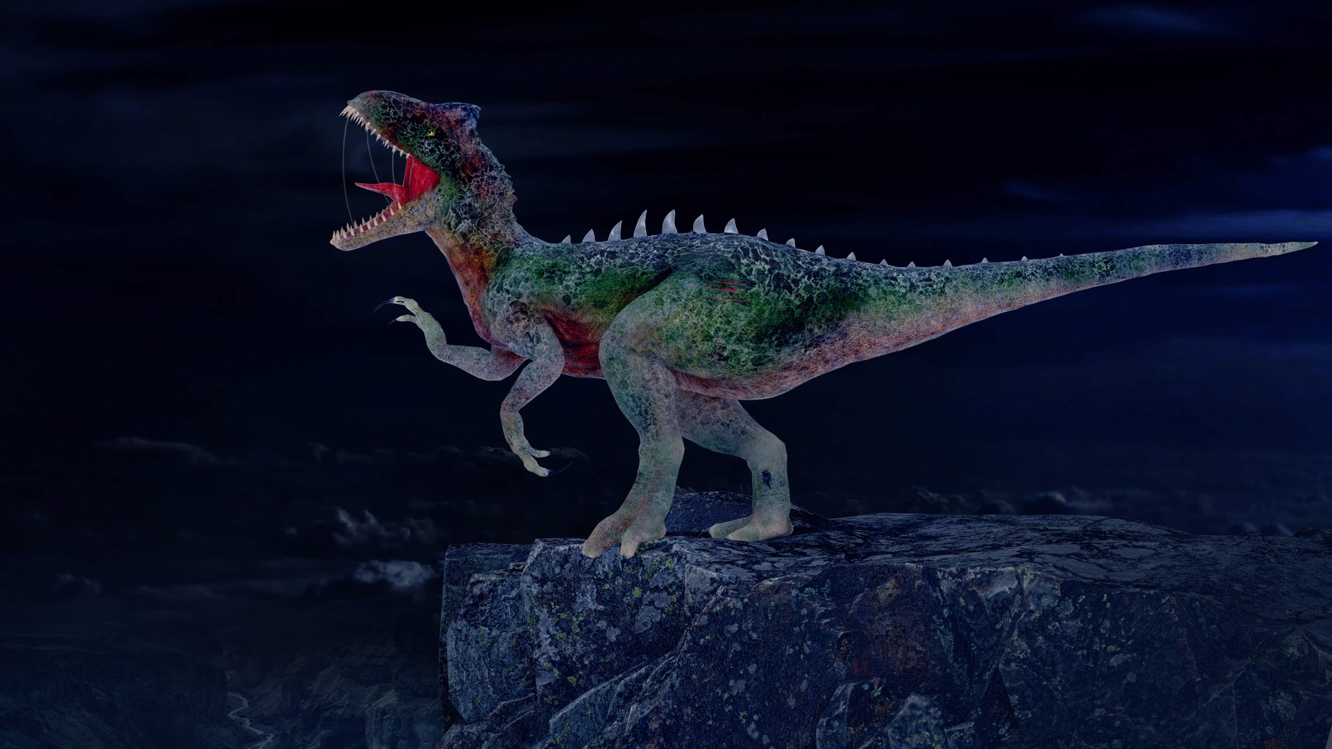 3D Allosaurs Animated Blender Octane Render - TurboSquid 2020417
