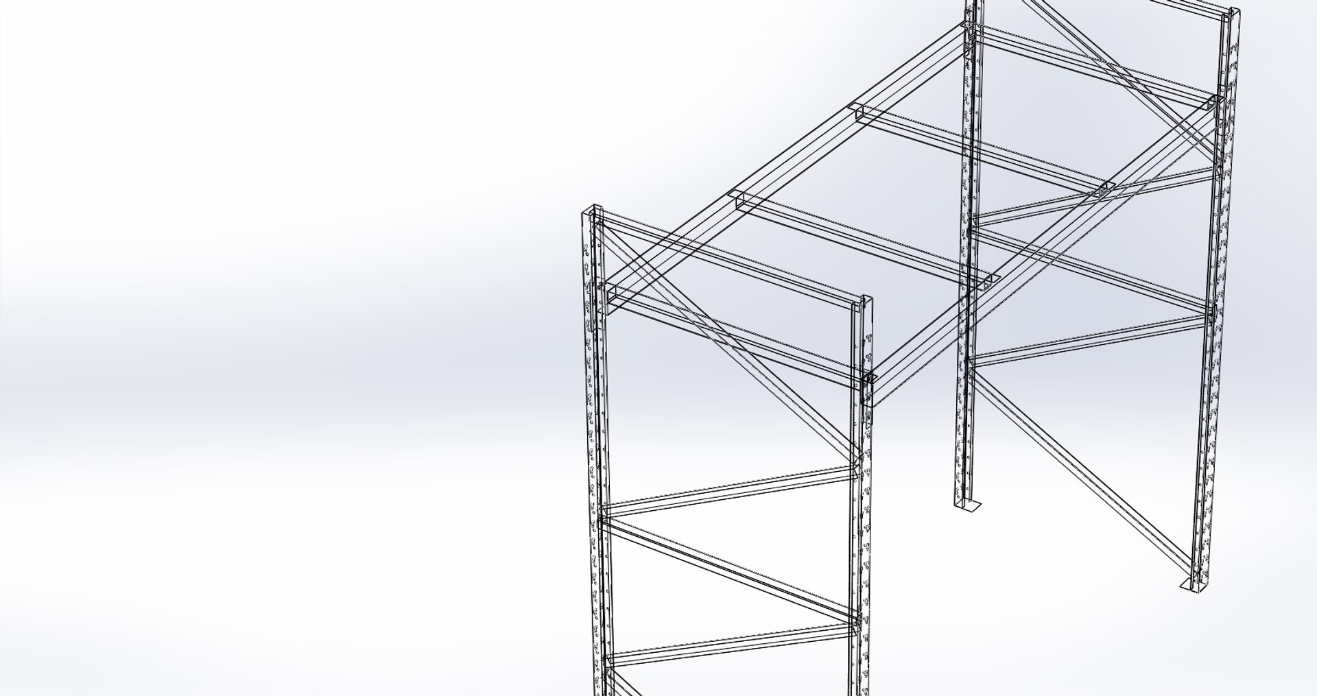 3D pallet rack - TurboSquid 1255717
