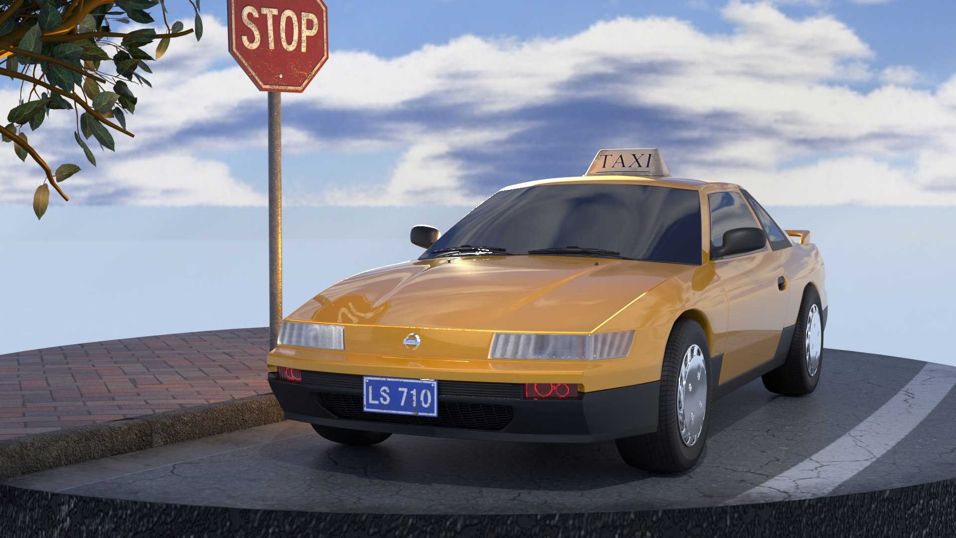 Nissan Silvia Newyork Taxi Car Uber Didi Japan racing coupe game film ...