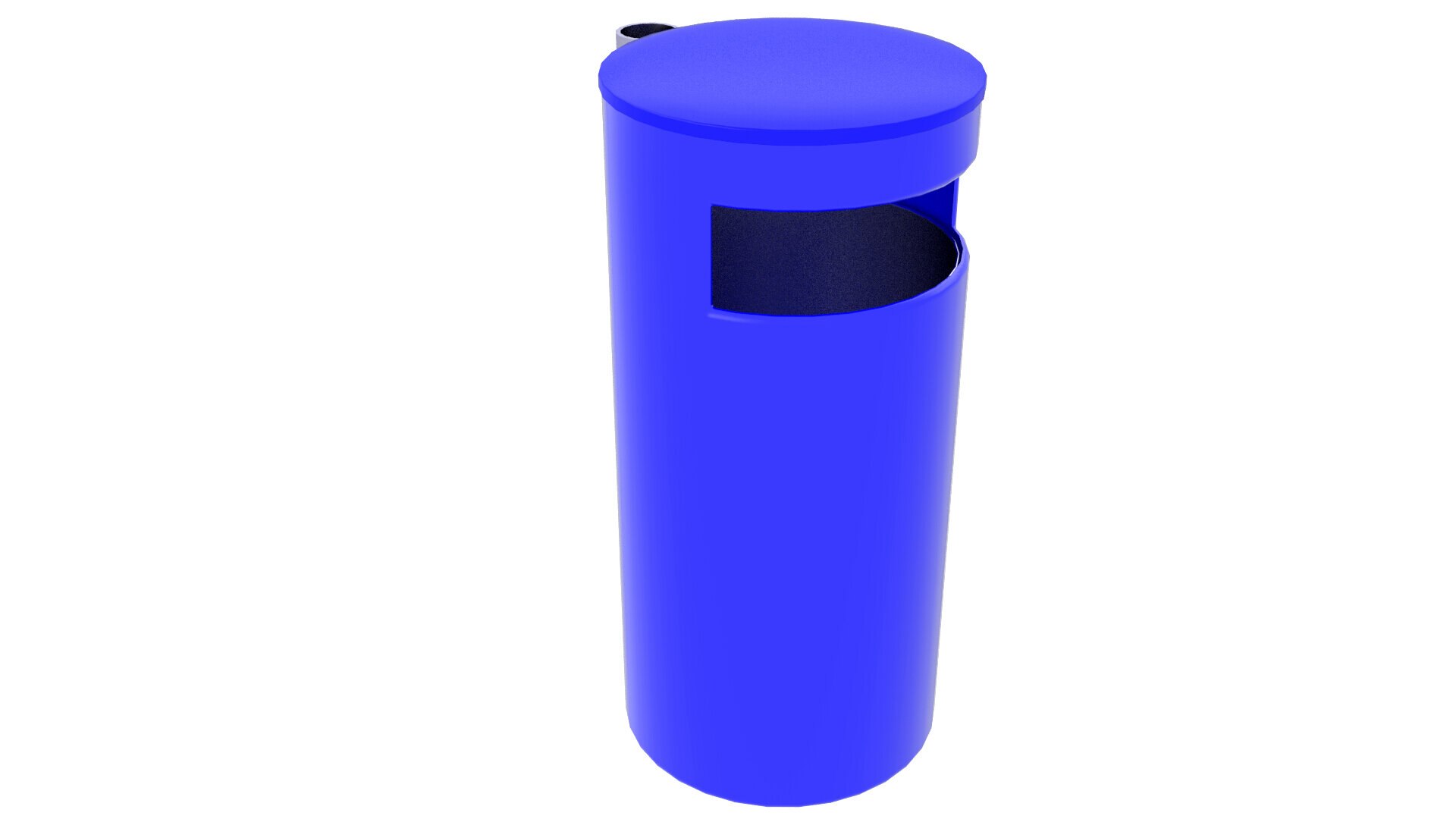 Steel Trash Can 3 3D Model - TurboSquid 2267419