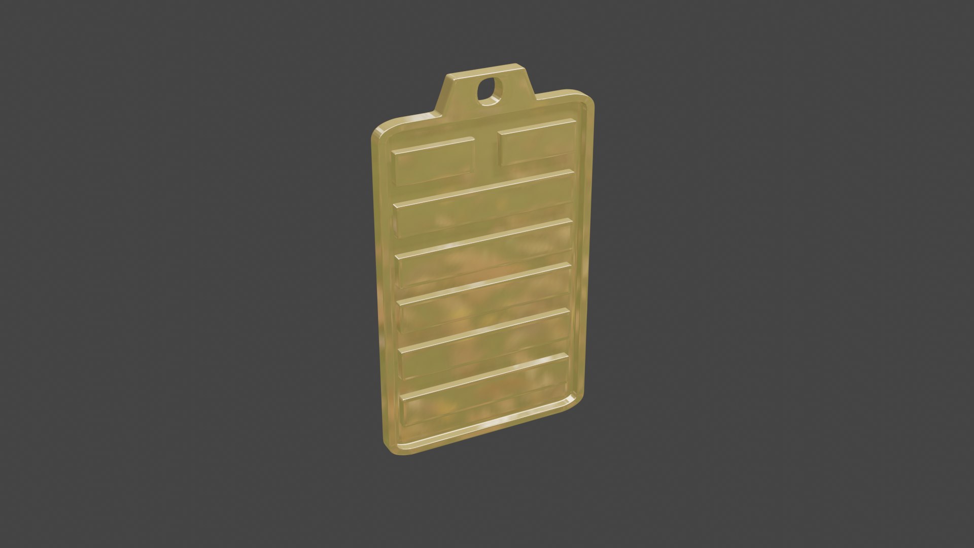 3D I Ching Hexagram Pendant 43 Model - TurboSquid 2425156