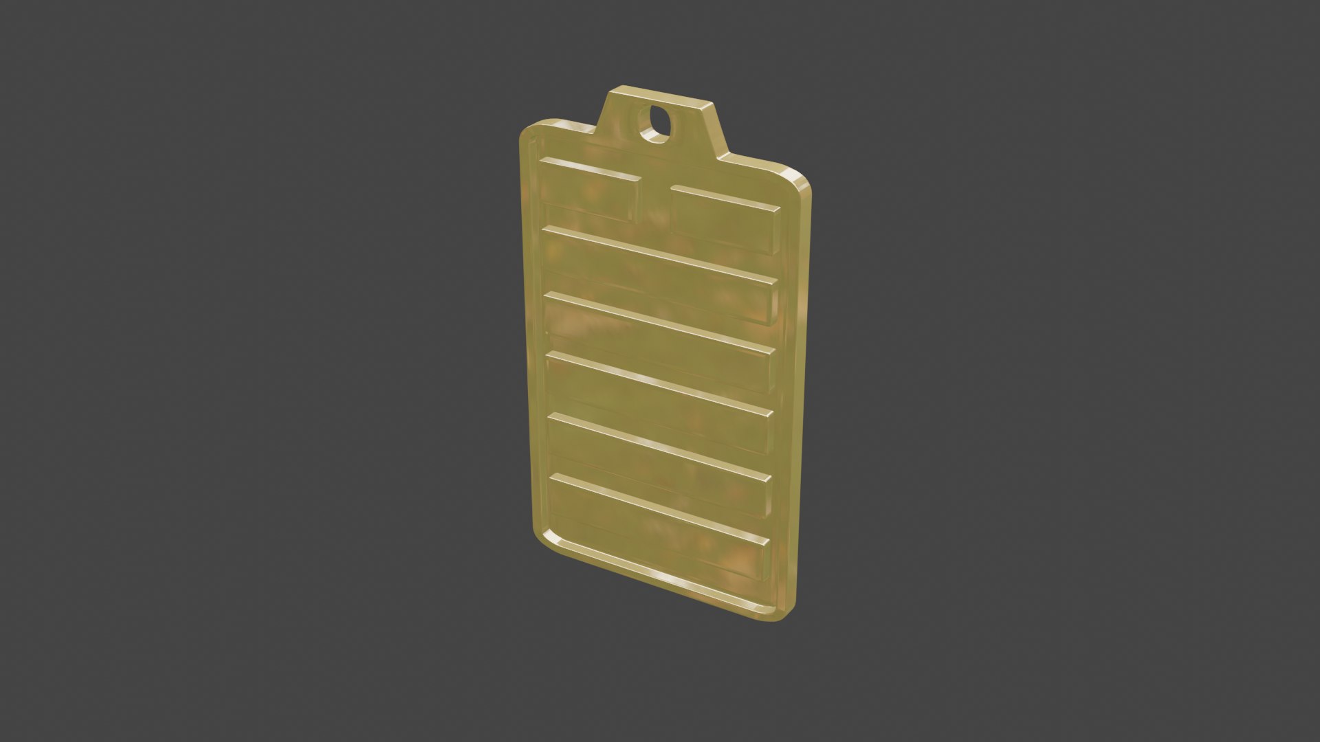 3D I Ching Hexagram Pendant 43 Model - TurboSquid 2425156
