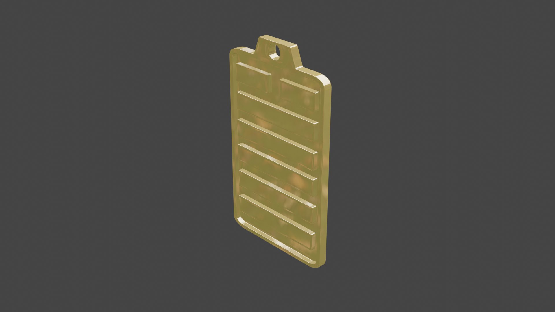 3D I Ching Hexagram Pendant 43 Model - TurboSquid 2425156