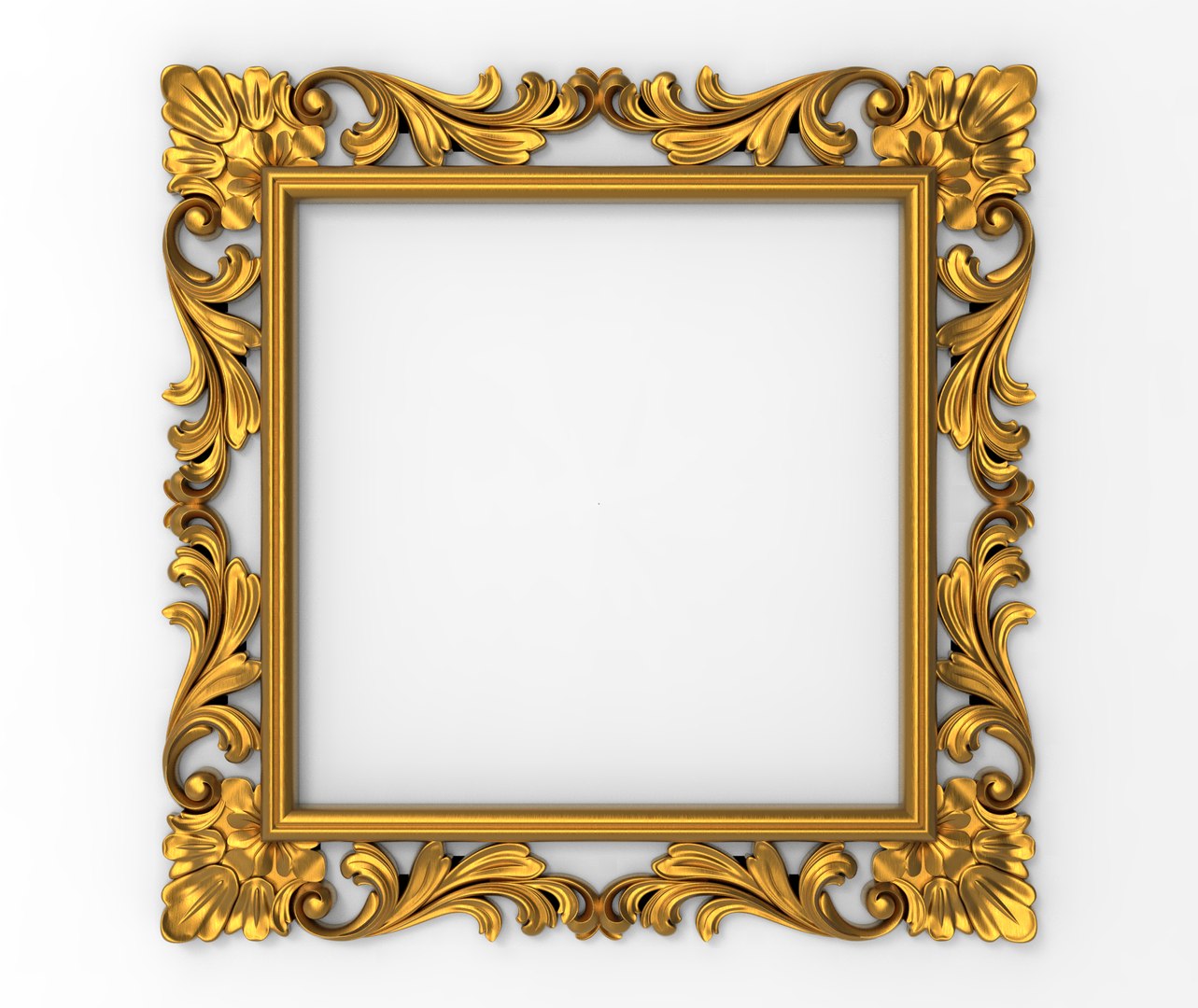 3D Model Frame Carving Square - TurboSquid 1675335