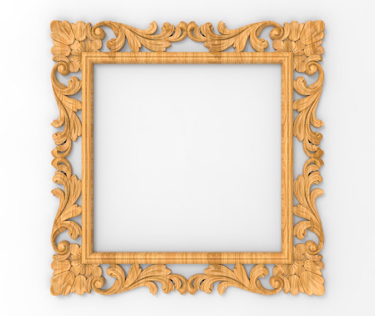 3D Model Frame Carving Square - TurboSquid 1675335