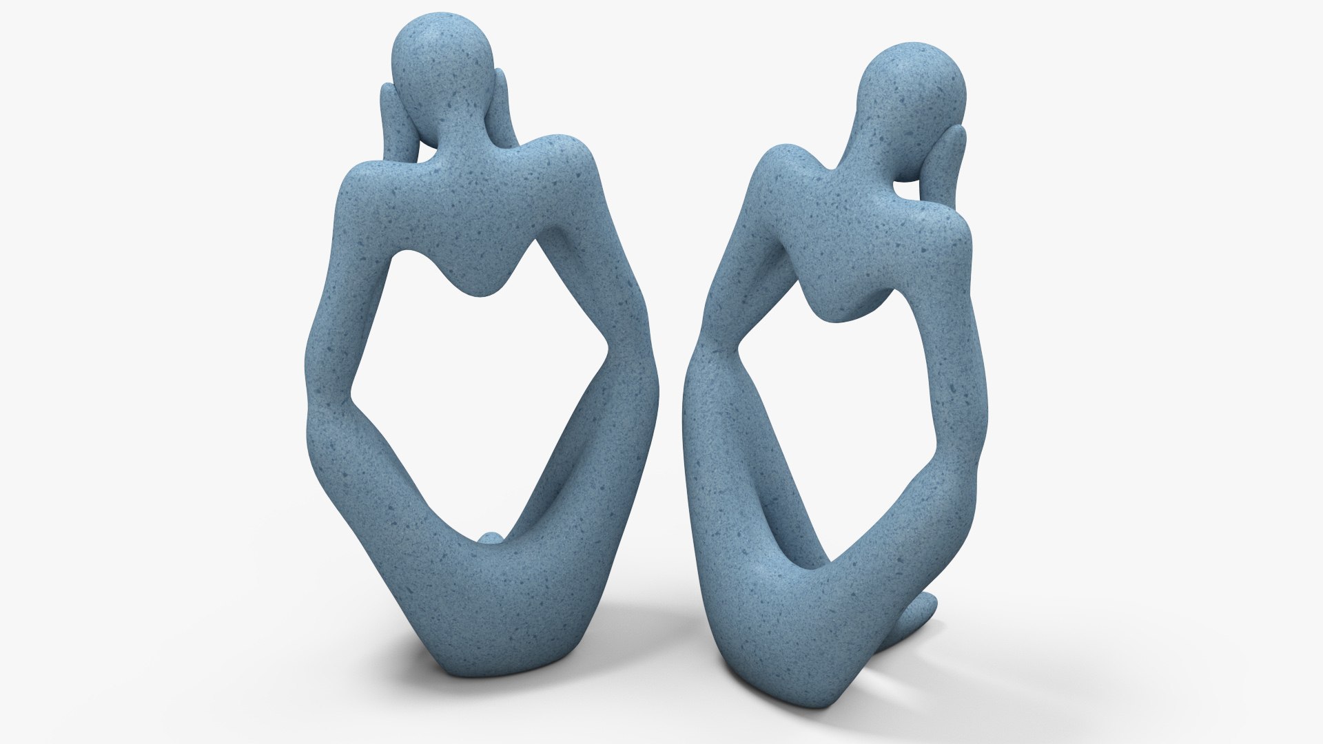 Contemplative Human Statuette 3D Model - TurboSquid 2210698