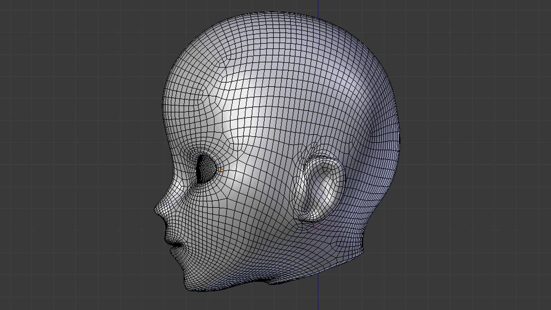 Free Stylized Character Head 3d Model