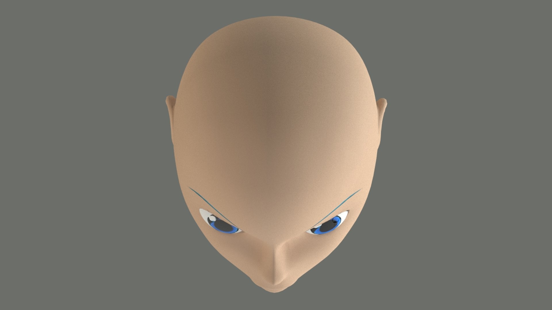 Free Stylized Character Head 3d Model