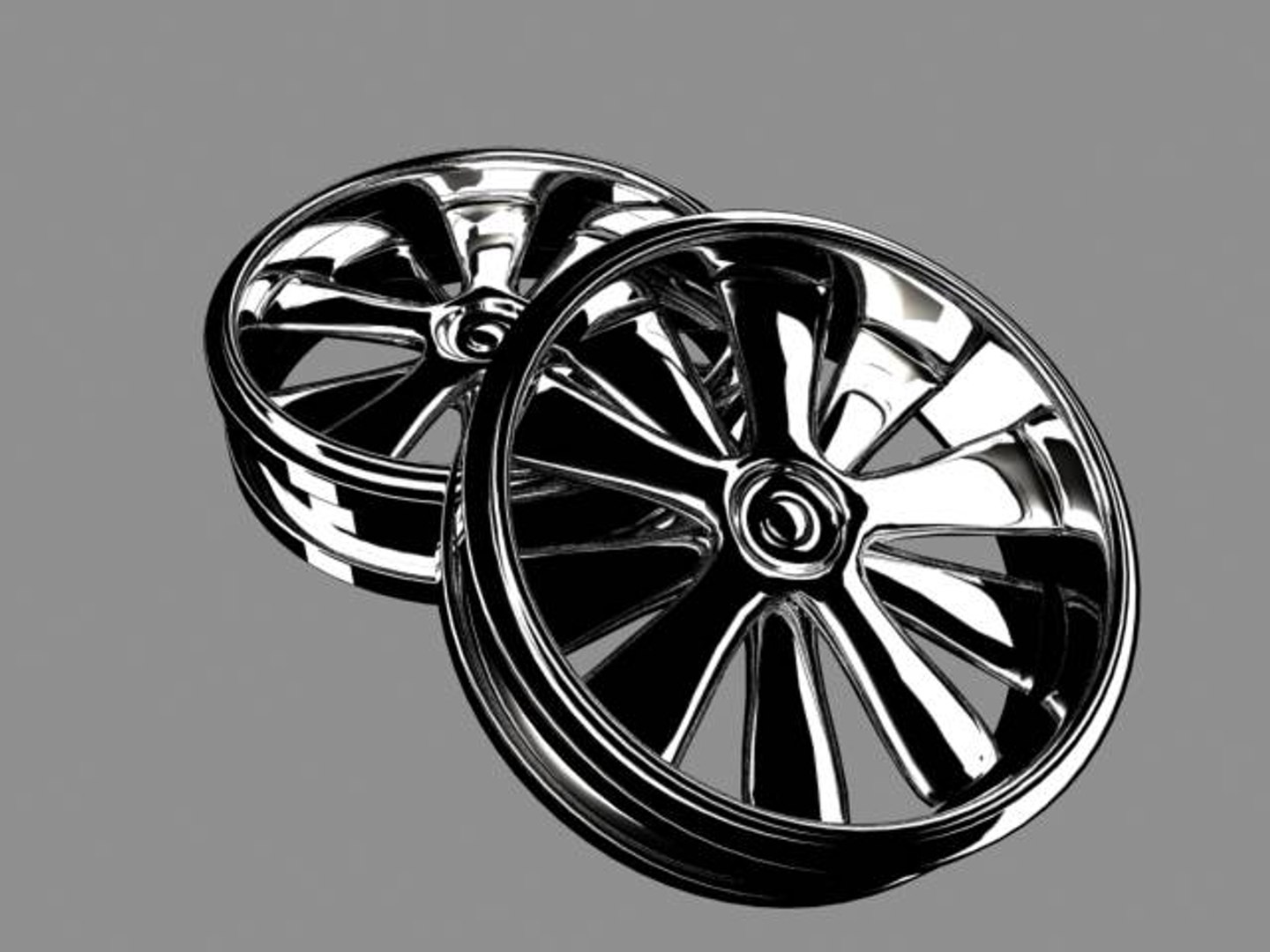 Car Rims 3d Model
