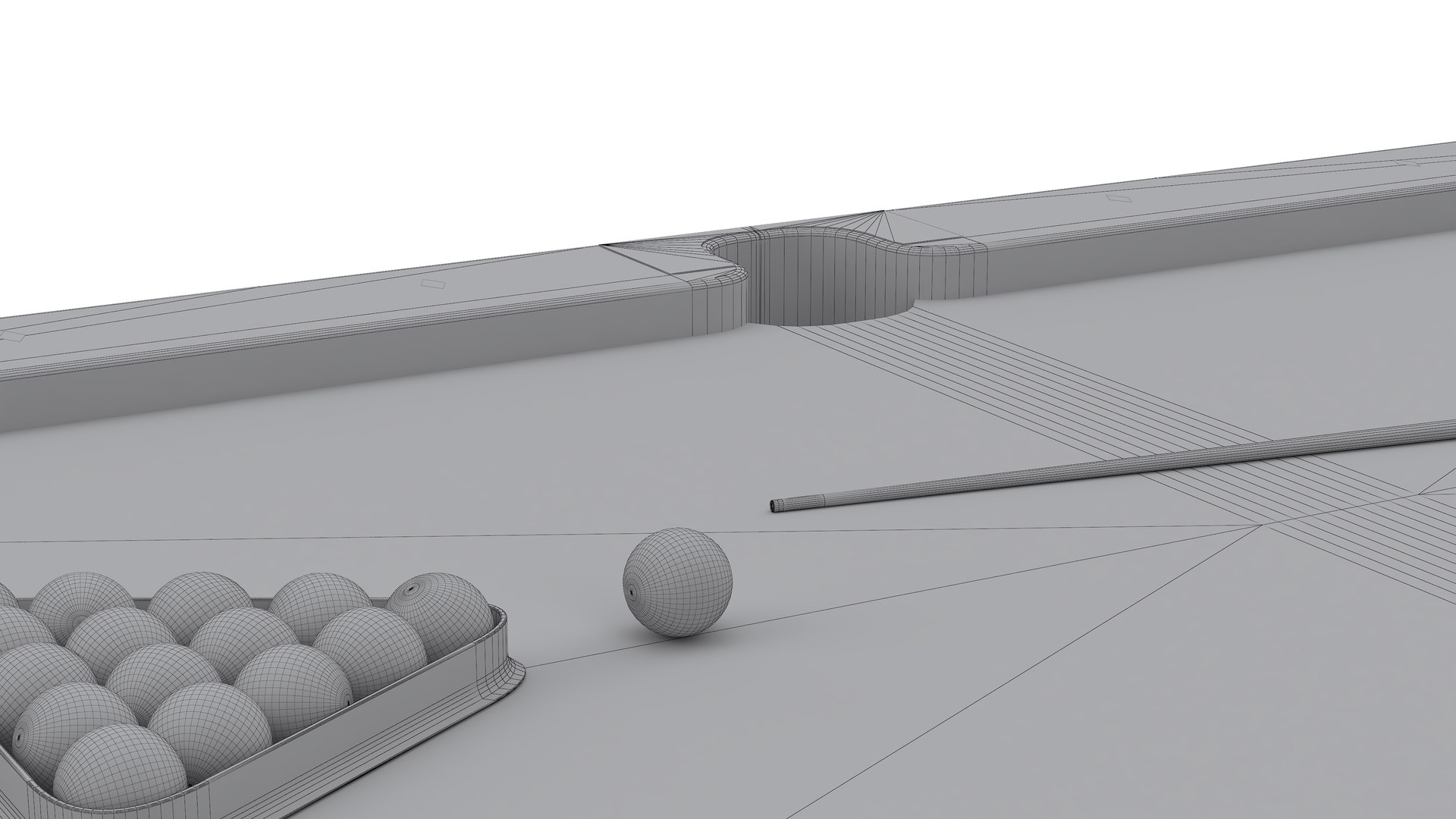 Billiards Table 3D Model - TurboSquid 2302989