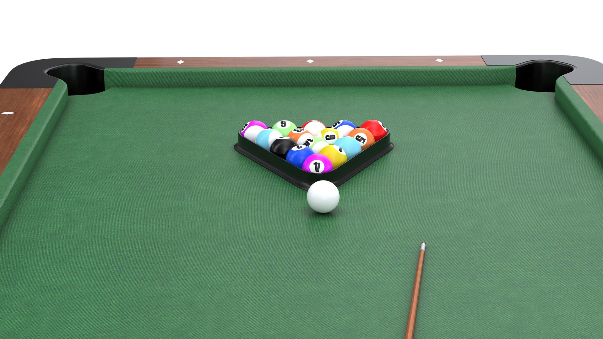Billiards Table 3D Model - TurboSquid 2302989