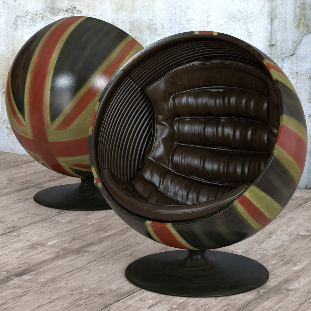 seat ball pod chair 3d model