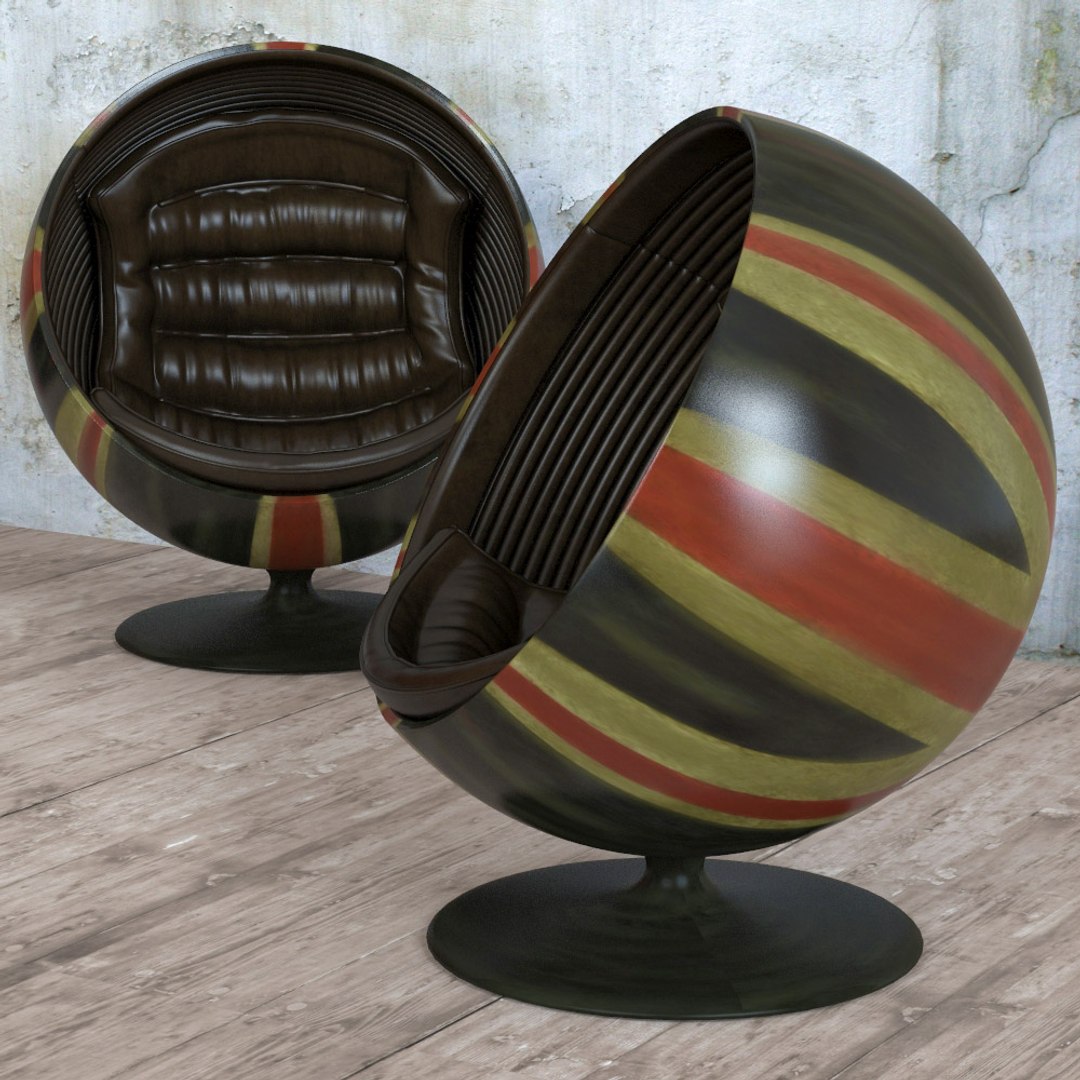 seat ball pod chair 3d model