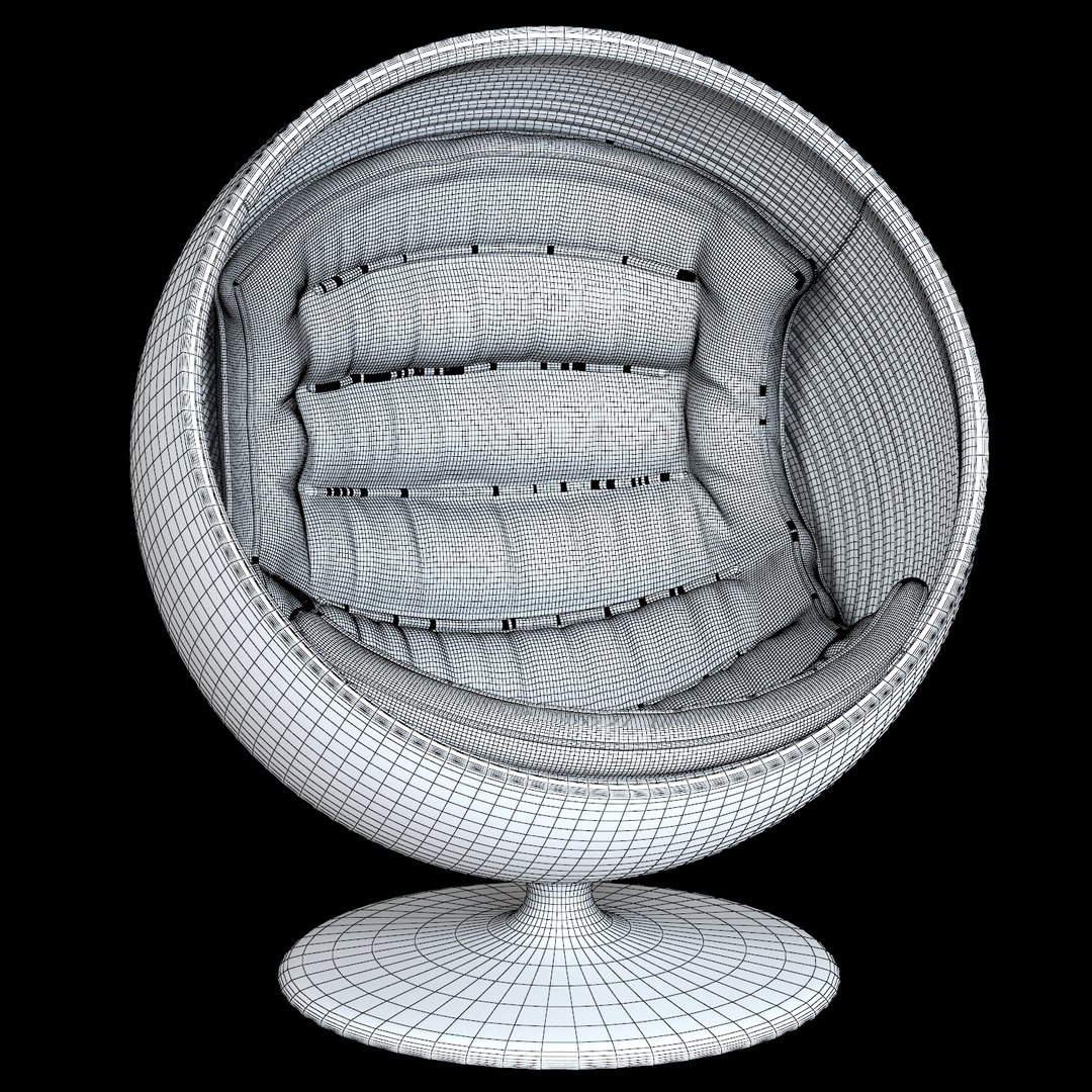 seat ball pod chair 3d model