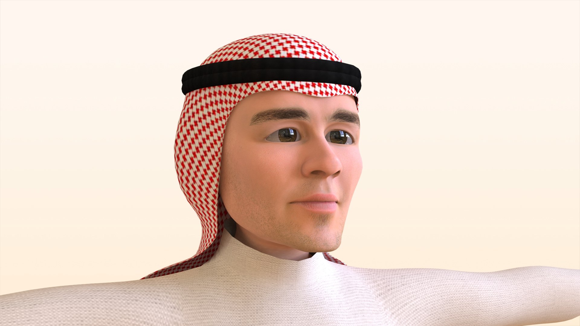 3D Model Toon Arab Sheik - TurboSquid 2240752