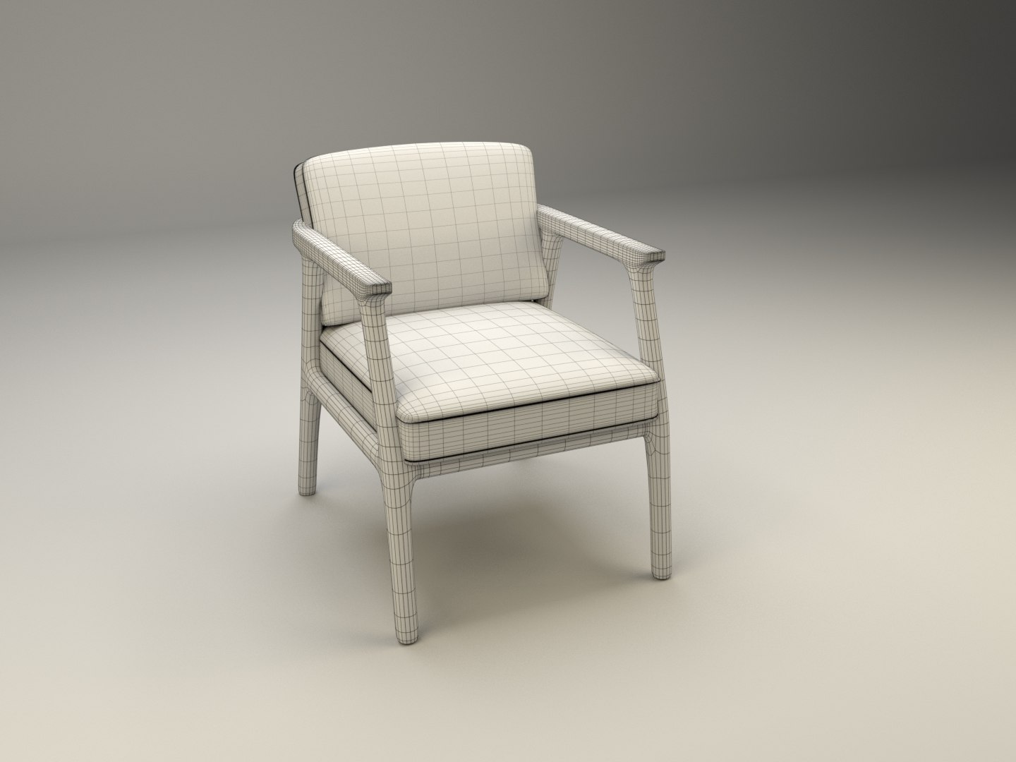 3d Model Comfortable Chair