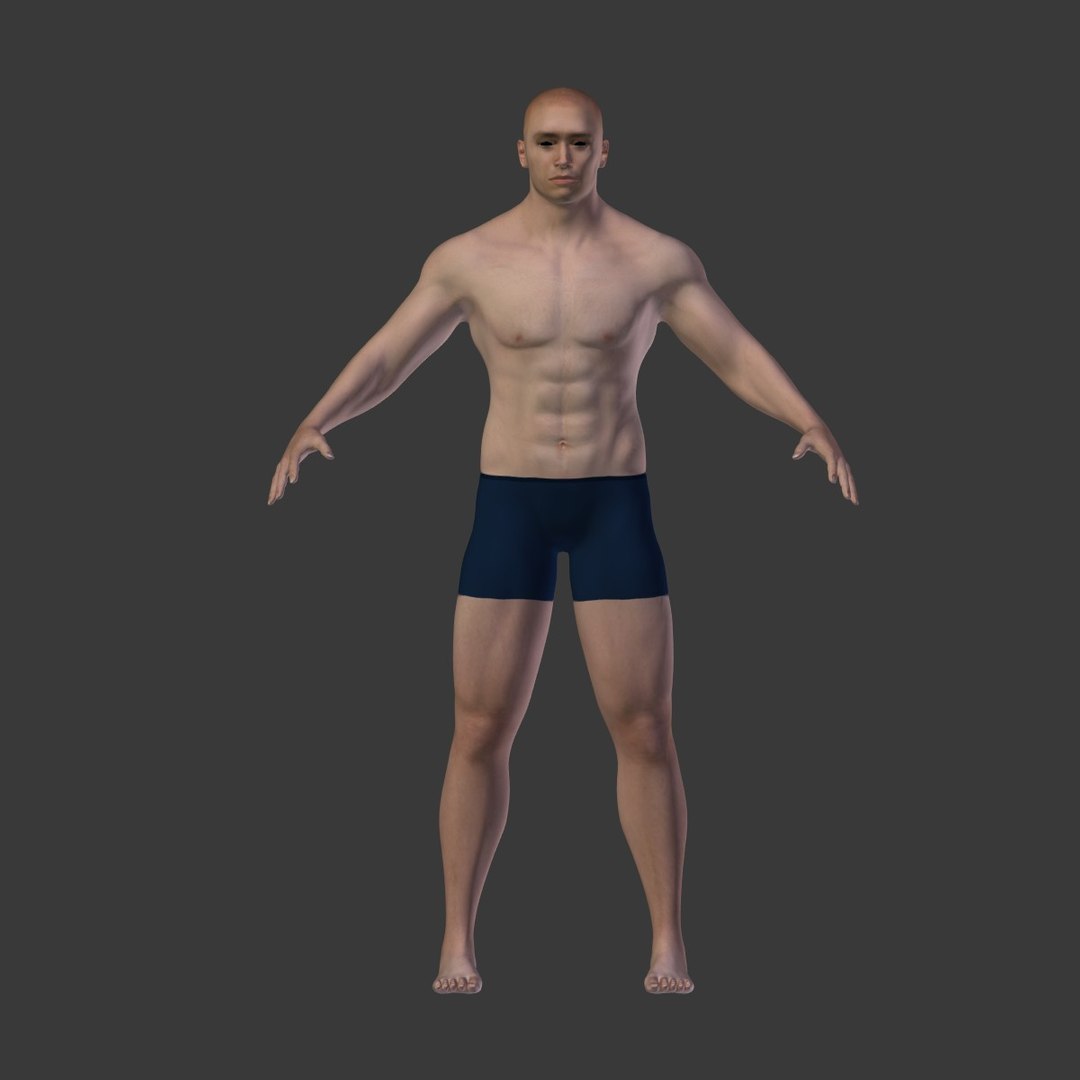 Man realistic 3D model - TurboSquid 1355870