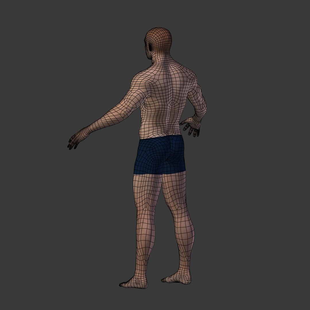 Man realistic 3D model - TurboSquid 1355870